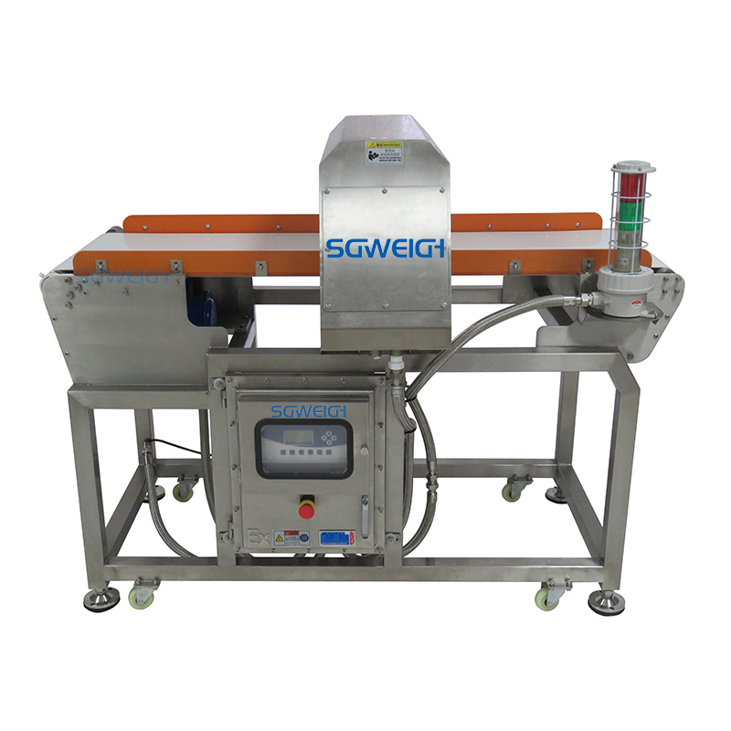 High Precision Metal Detection Systems with Integrated Conveyor Belt ...