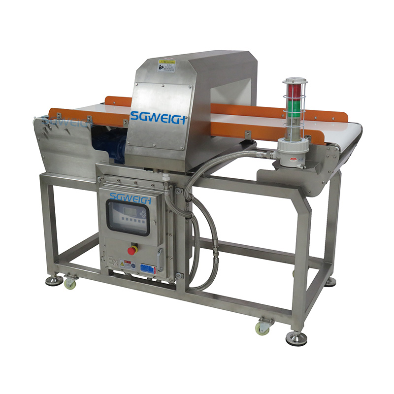 Food Manufacturing Conveyor Carton Box Metal Detector with Rejector ...
