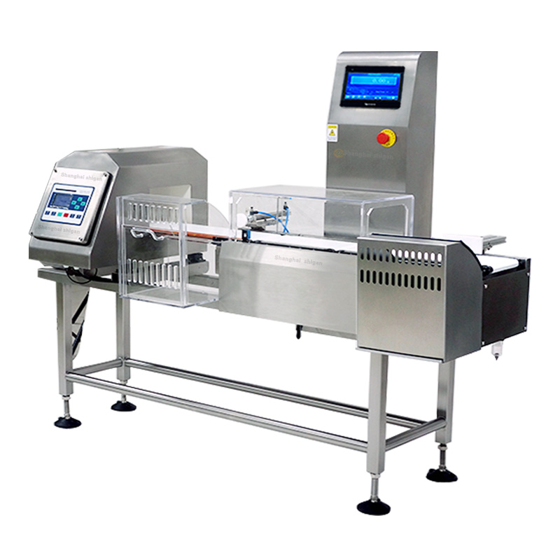 Pouch Powder and Seeds Automatic Metal Detector and Checkweigher Combo ...